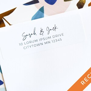 Return Address Labels 150 Per Package Made from 100% | Etsy