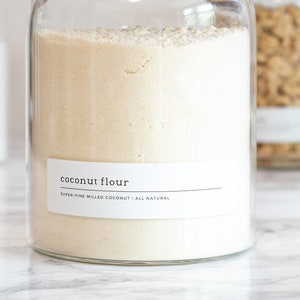 Boho Pantry Labels • Water and Oil Resistant • Personalization ...