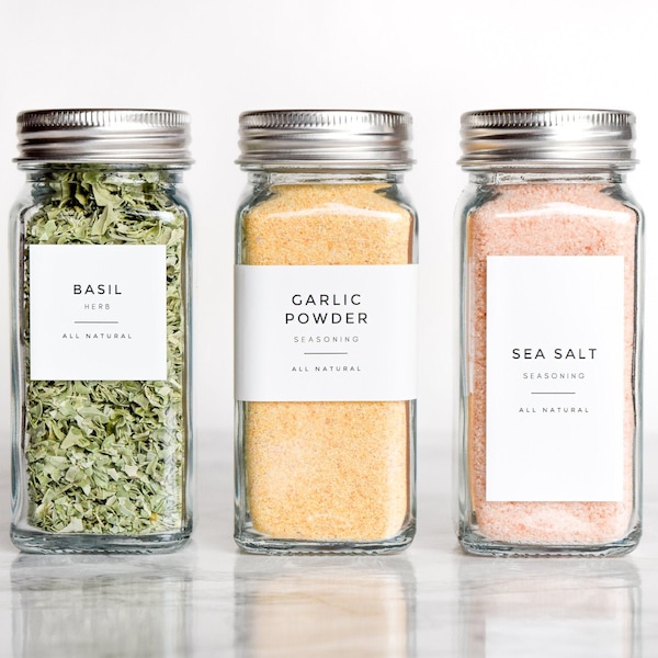 Spice Labels - Etsy
