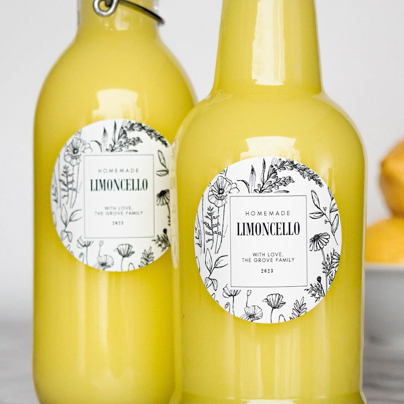Limoncello Labels - Etsy