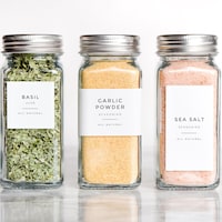 Printable Spice Labels, Seasoning Labels, Spice Pouch Packaging Label ...