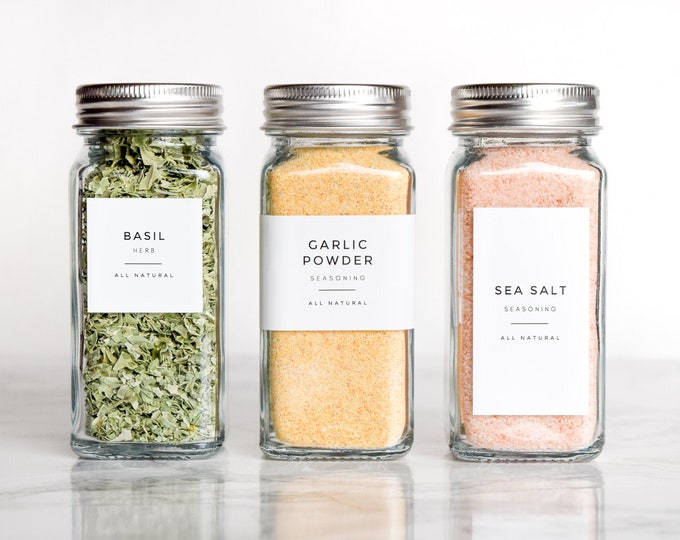 Paper & Pear Spice Pantry & Organization by PaperAndPearStore
