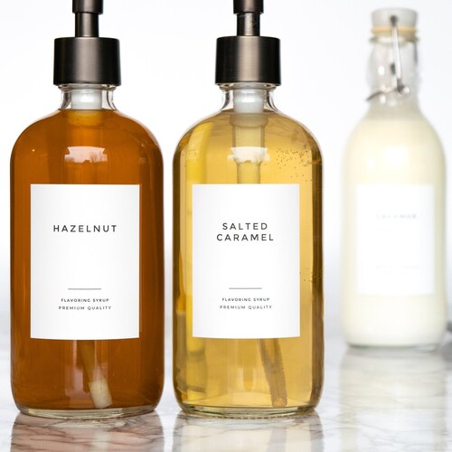 Boho Pantry Labels Water and Oil Resistant Personalization - Etsy