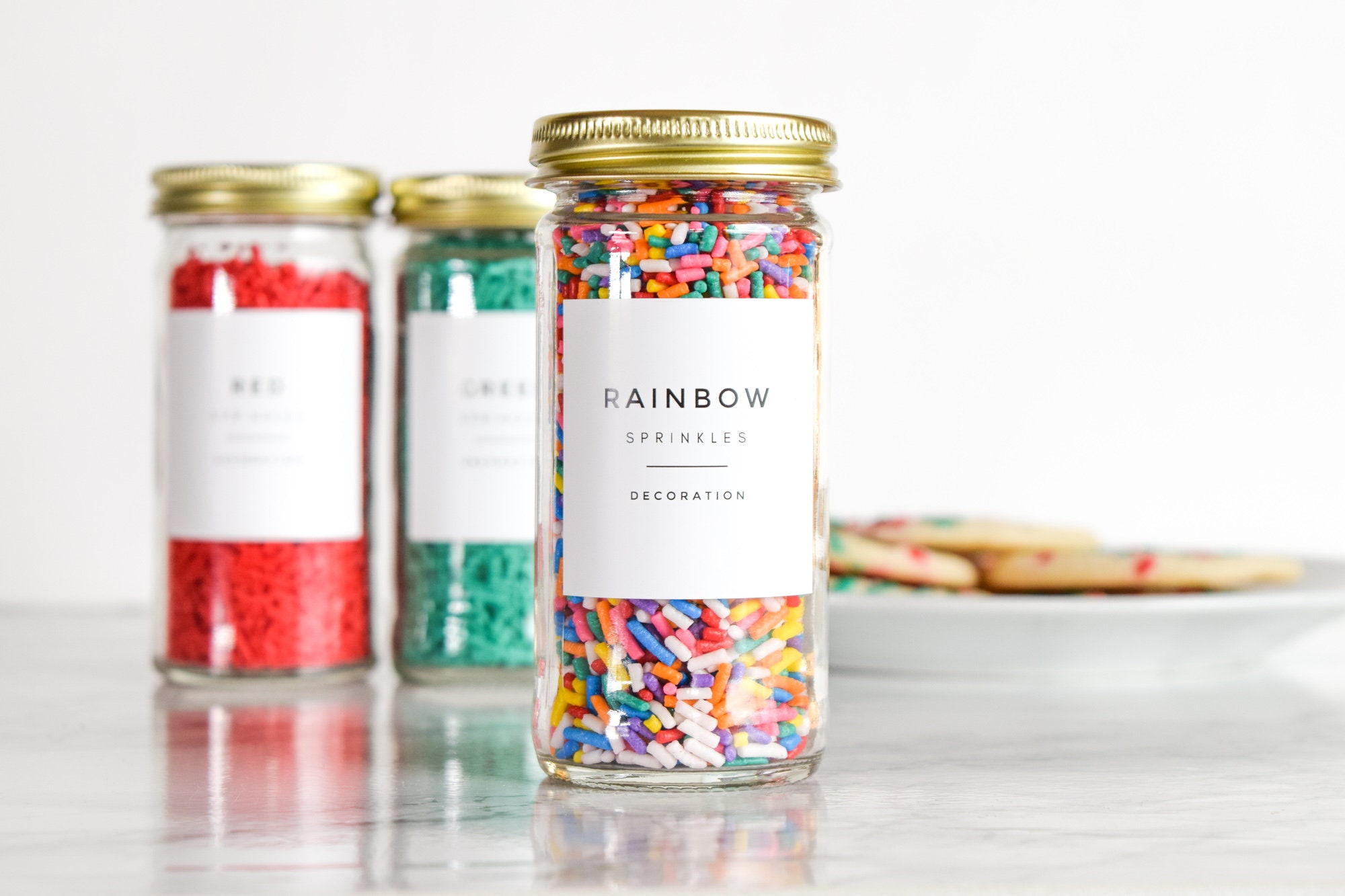 Modern Sprinkles Extract Labels Personalization Available - Etsy Australia