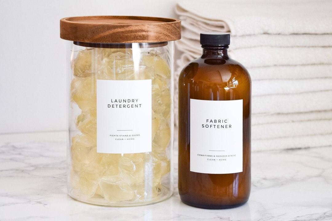 Clean+home Cleaning and Laundry Labels • Water and Oil Resistant ...