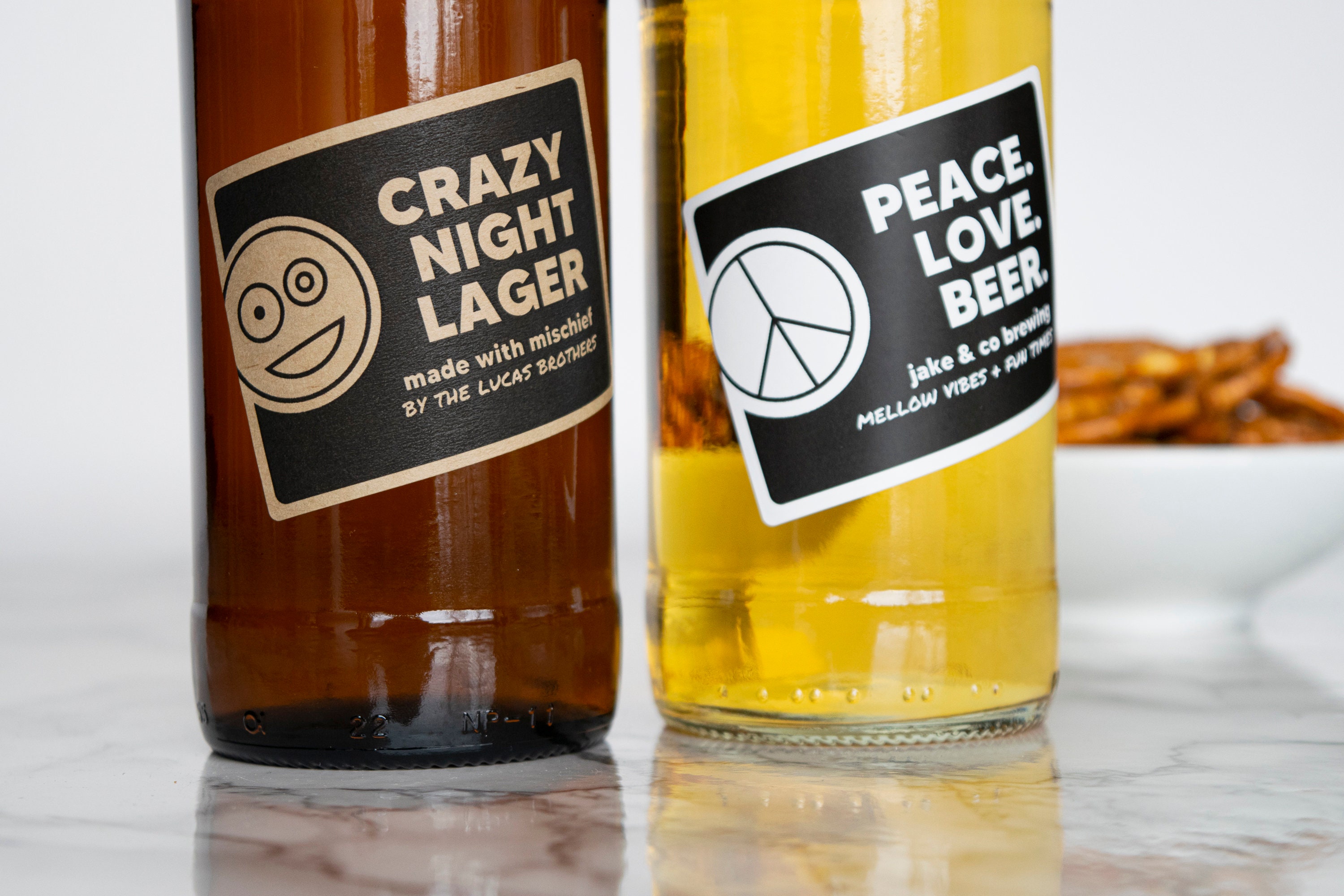 Emoji Smash Beer Labels • Neon Color Options • Custom Labels for ...