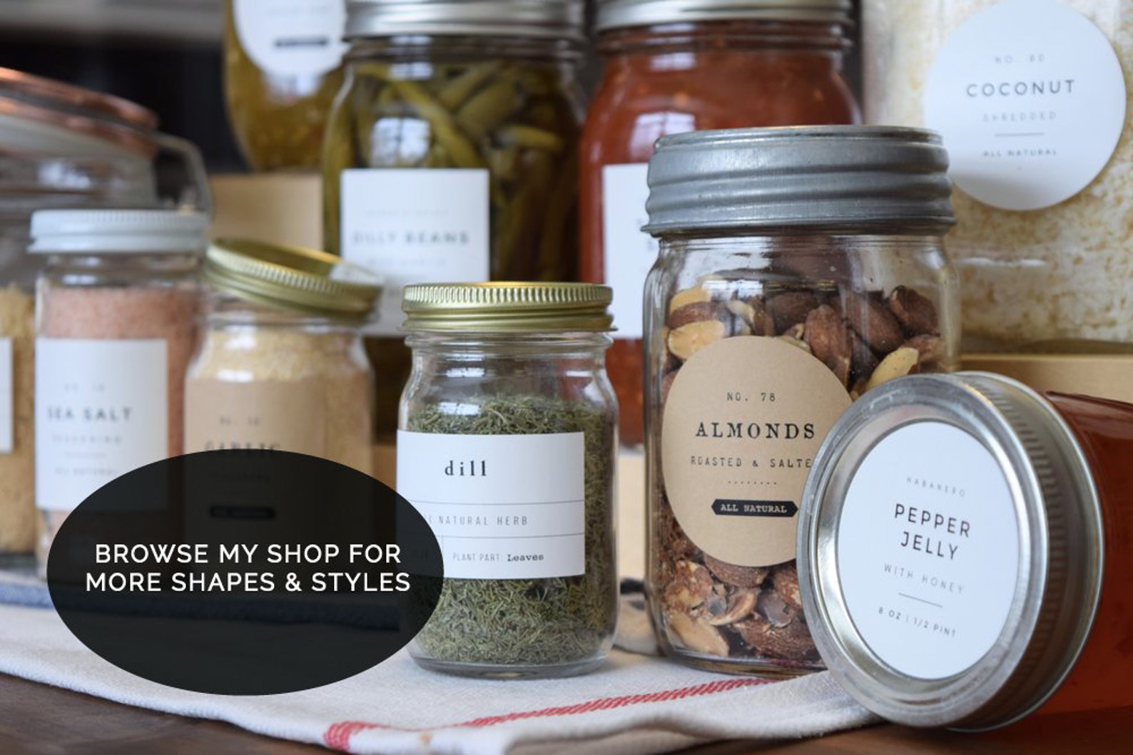 Premium Block-style Beauty Candle & Apothecary Labels - Etsy