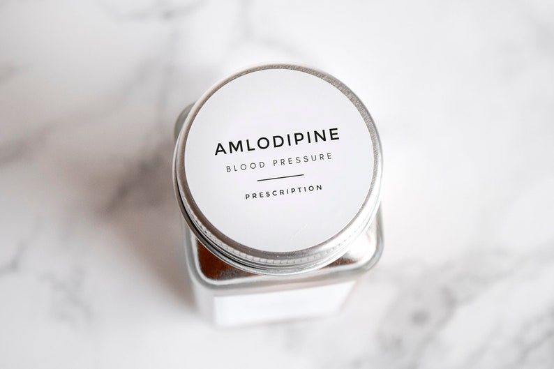 Modern Medicine Supplement Labels Water and Oil Resistant - Etsy