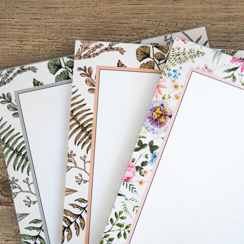 Personalized Tear off Note Pad - Etsy