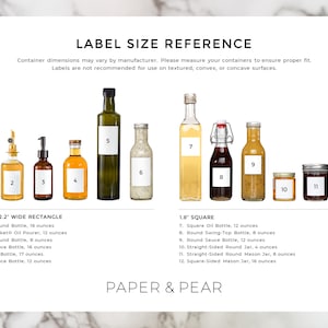 Clean-modern Dressing, Sauce, and Condiment Labels • Personalization ...