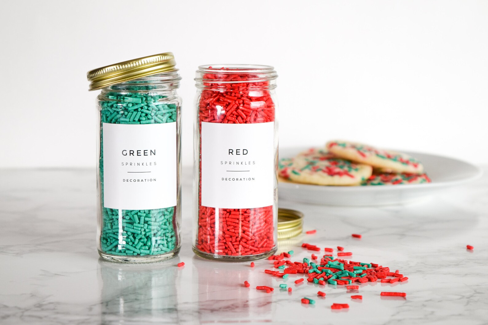 Modern Sprinkles Extract Labels Personalization Available - Etsy