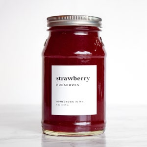 Glam-pop Jam + Jelly Labels • Custom Stickers for Packaging, Bottles ...