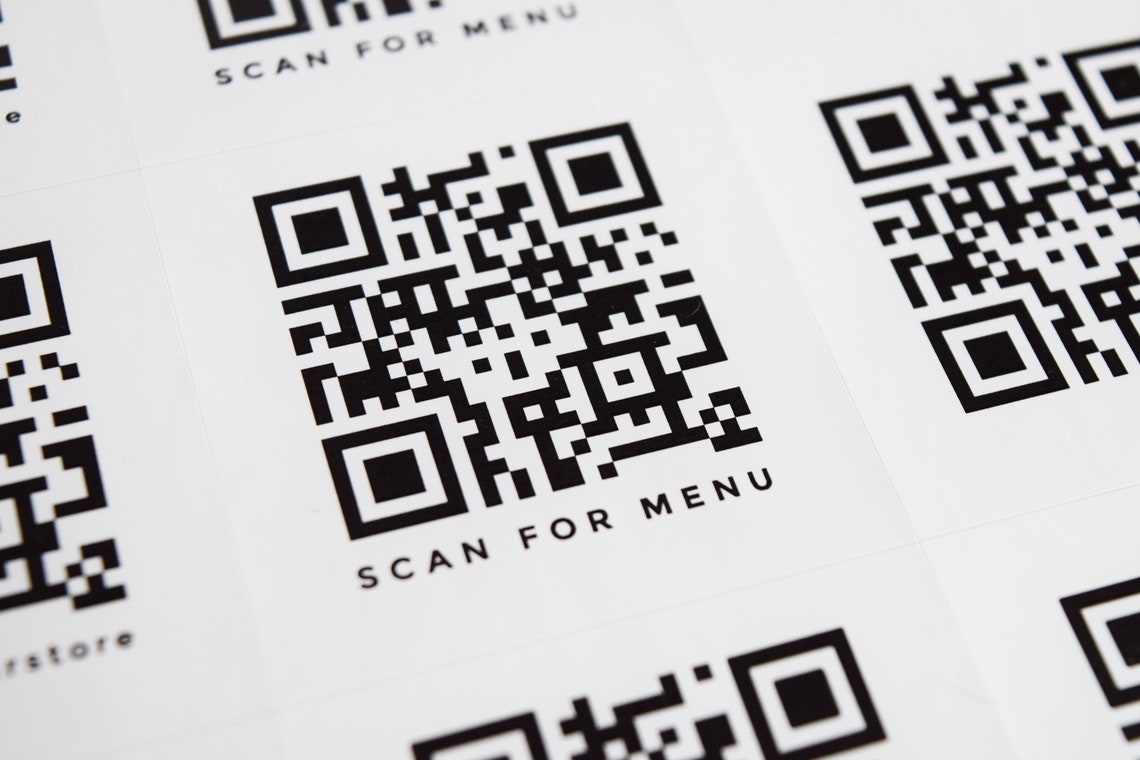 40 Custom QR Code Labels Personalized Stickers With Your URL | Etsy