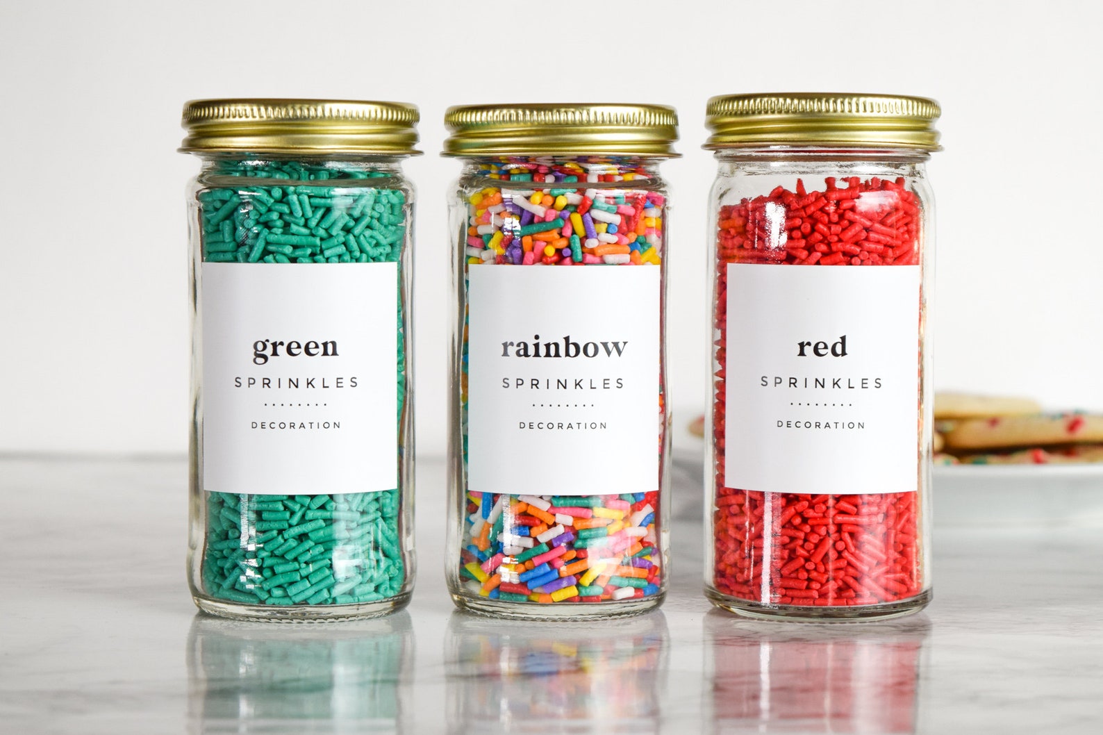 Glam-pop Sprinkles Extract Labels Personalization - Etsy