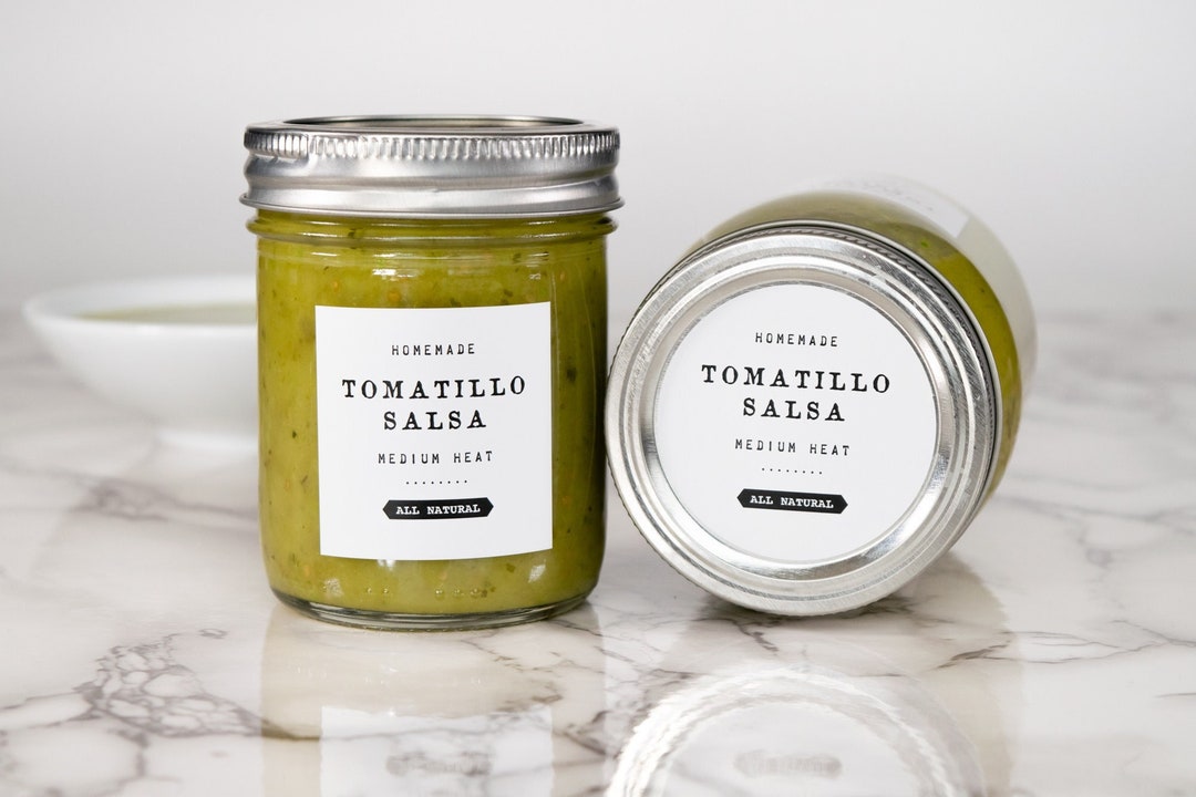 Farmhouse Jar and Canning Labels • Personalized • Water and Oil ...