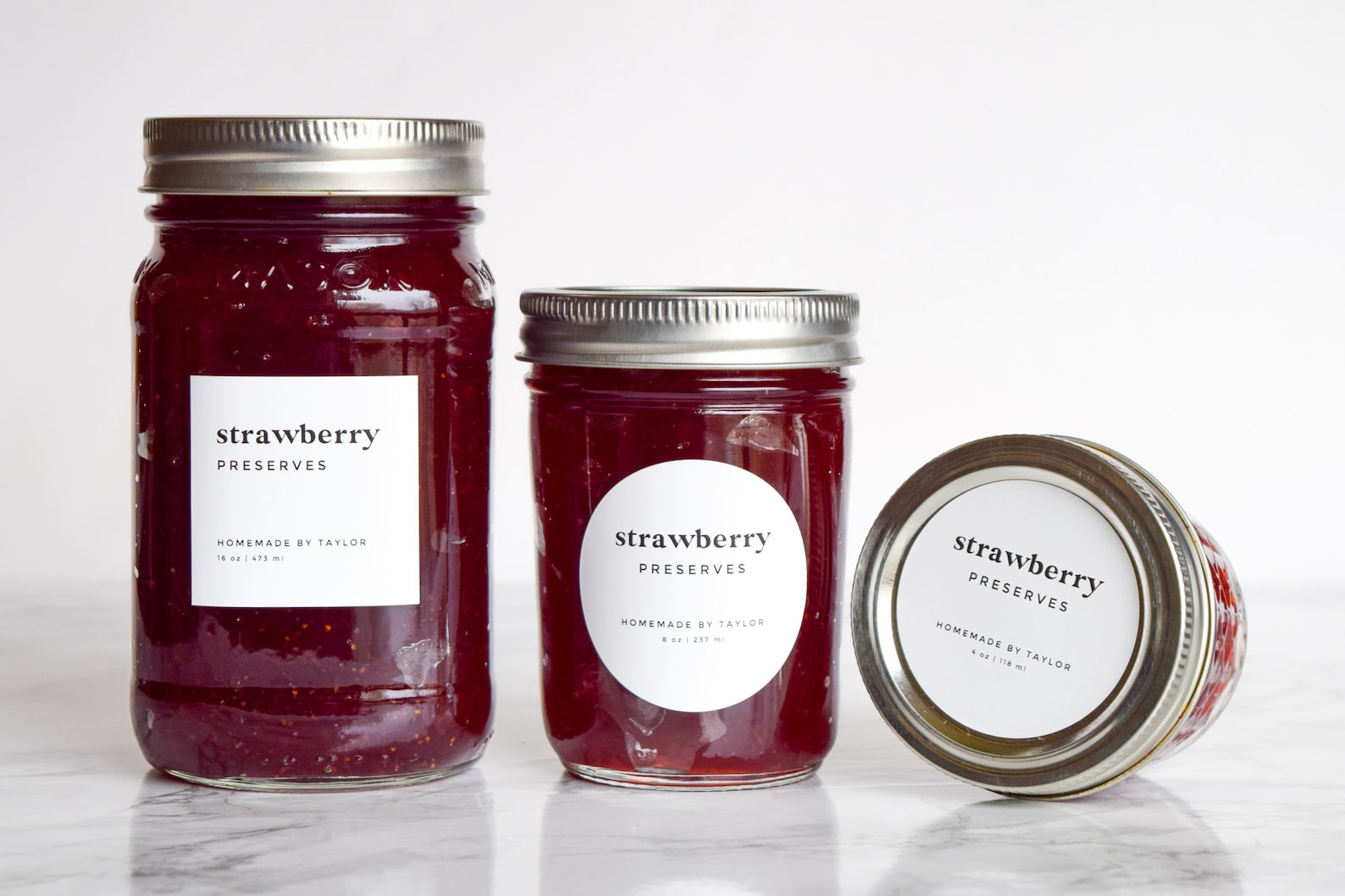 Glam-pop Jam Jelly Labels Custom Stickers for Packaging | Etsy