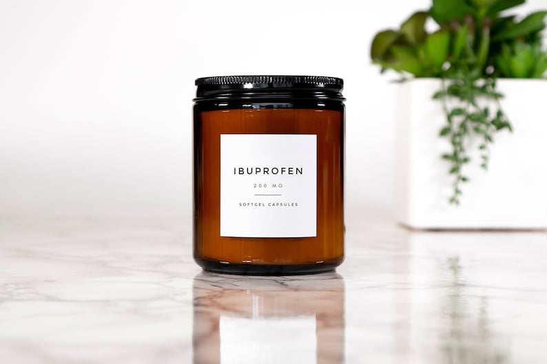 Modern Medicine Supplement Labels Water and Oil Resistant - Etsy