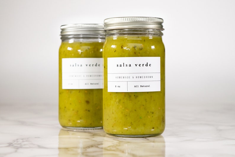 Classic Jar and Canning Labels Custom Durable Water and - Etsy