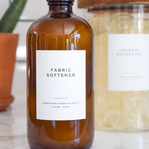 Clean+home Cleaning and Laundry Labels • Water and Oil Resistant ...