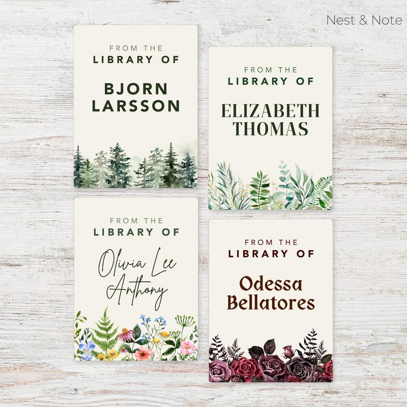 Bookplates - Etsy