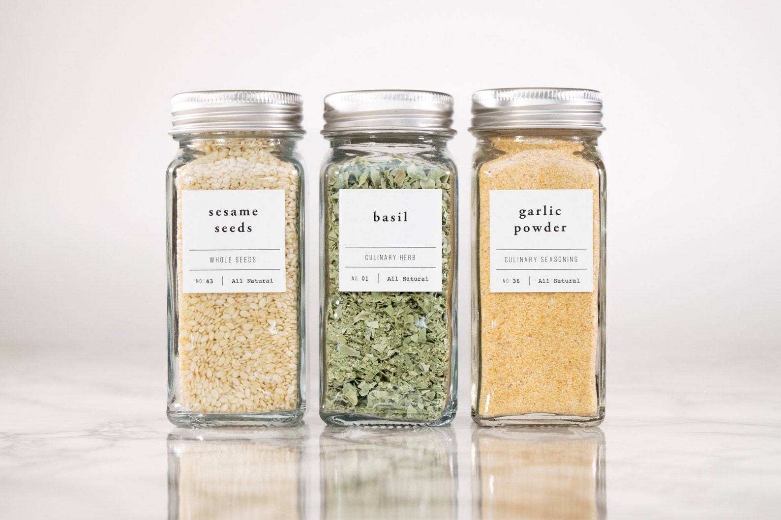 Classic Spice Labels Water and Oil Resistant by Paper & - Etsy