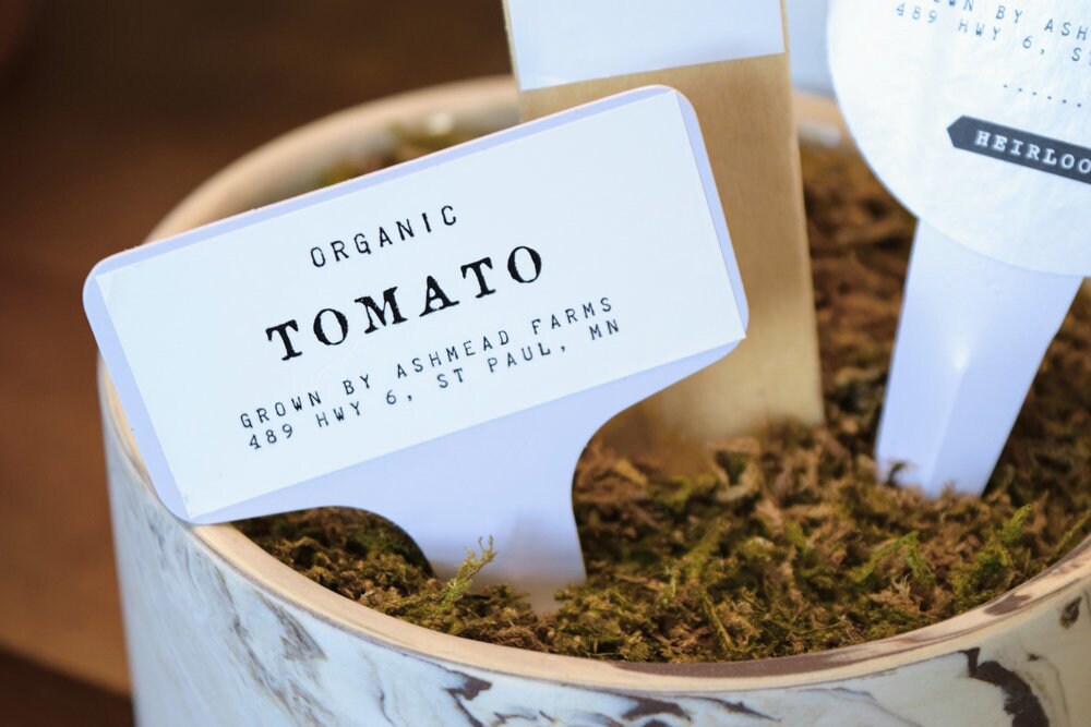 Plant and Garden Marker Labels Customization Available - Etsy