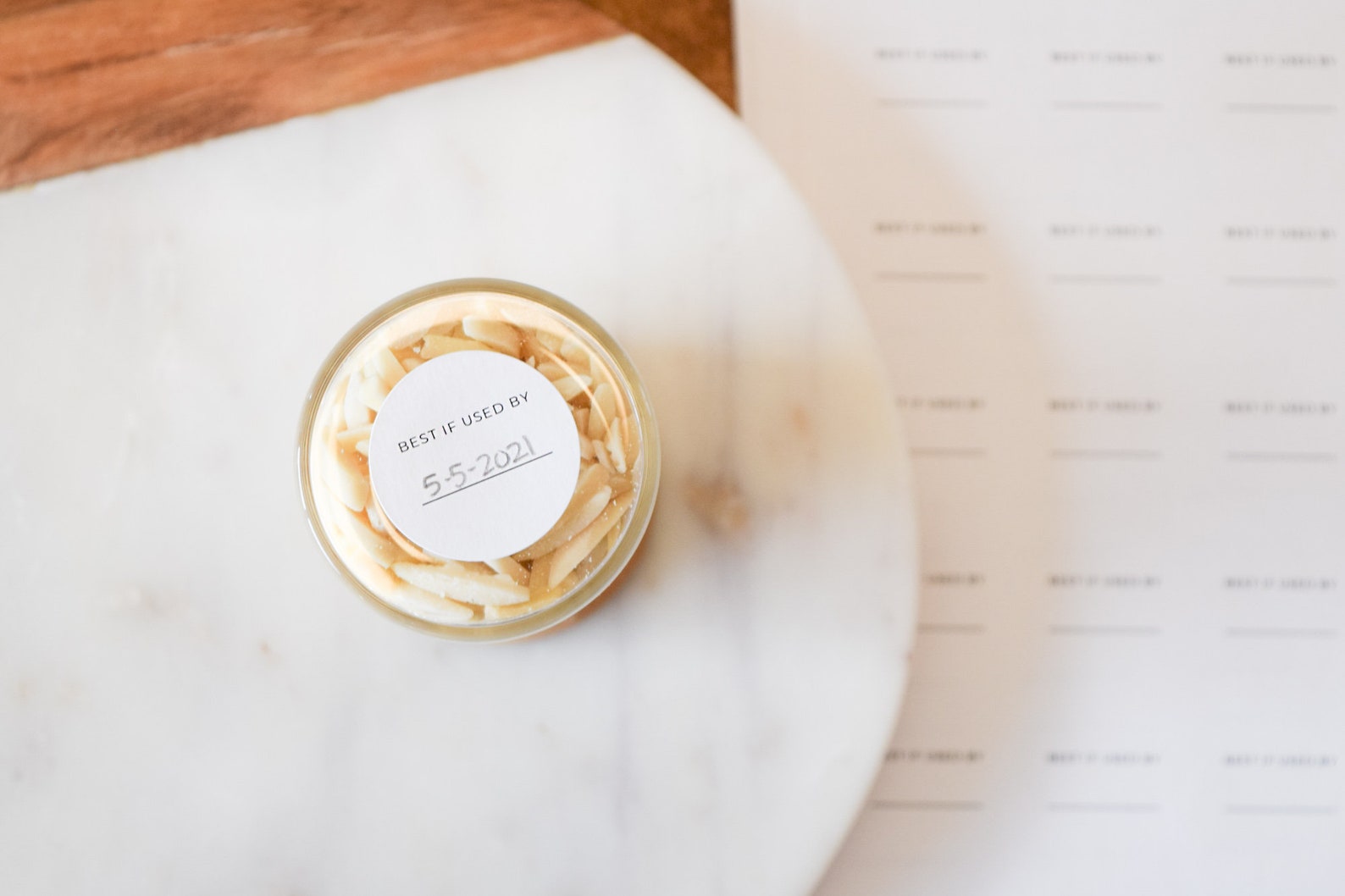 Canned on Labels • Refrigerate After Opening • Pack of 48 • 1.25" Round ...