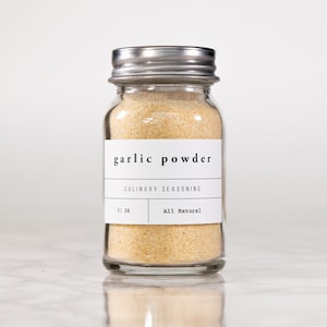 Classic Spice Labels • Water and Oil Resistant • by Nest & Note Print ...