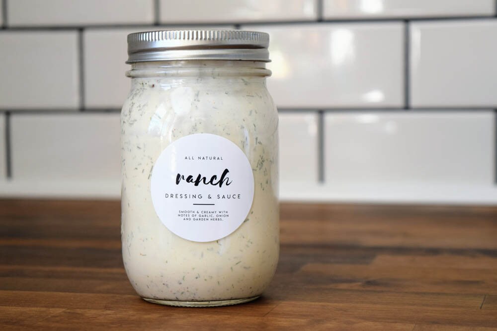 Brush Script Jar and Canning Labels • Custom • Water and Oil Resistant ...