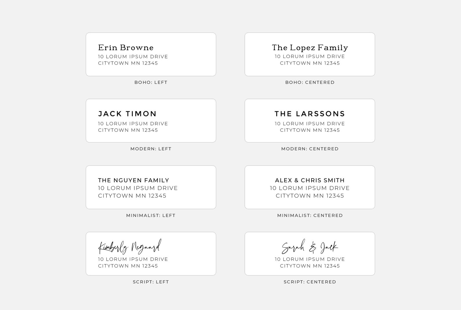 Return Address Labels • 150 per Package • Made From 100% Recycled Label ...