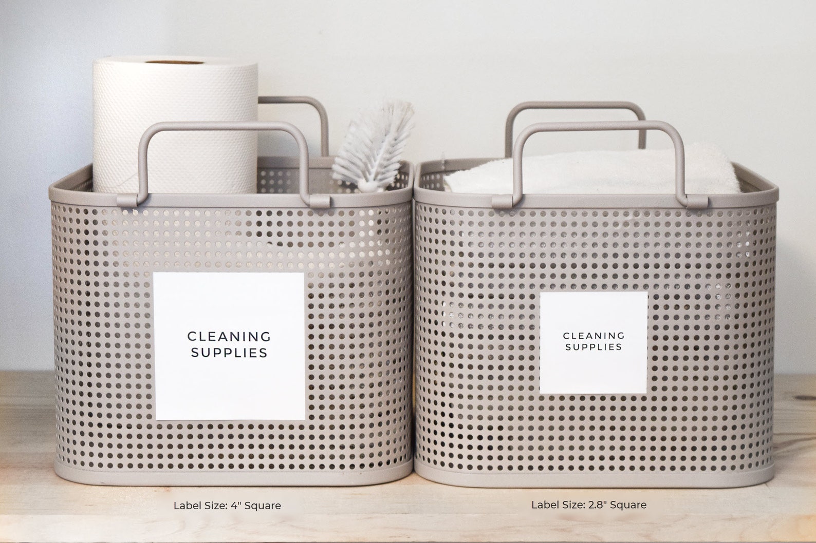 Modern Home Organization Labels • for Bath, Linen Closet, Storage, and ...