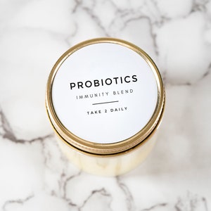 Modern Medicine + Supplement Labels • Water and Oil Resistant ...