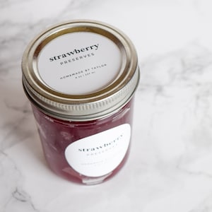 Glam-pop Jam + Jelly Labels • Custom Stickers for Packaging, Bottles ...