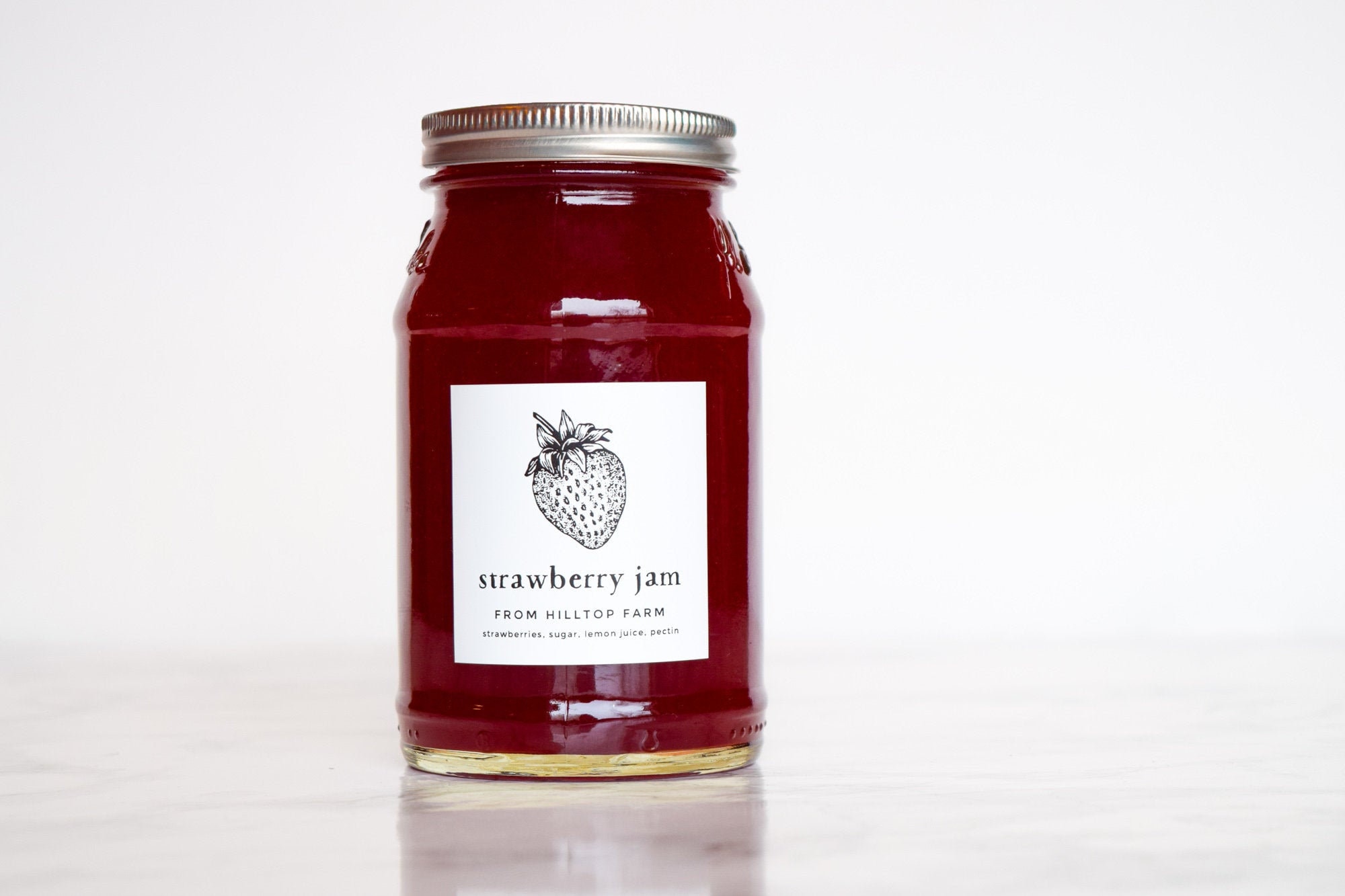 Strawberry Jam Jelly Labels Custom Stickers for Packaging | Etsy España