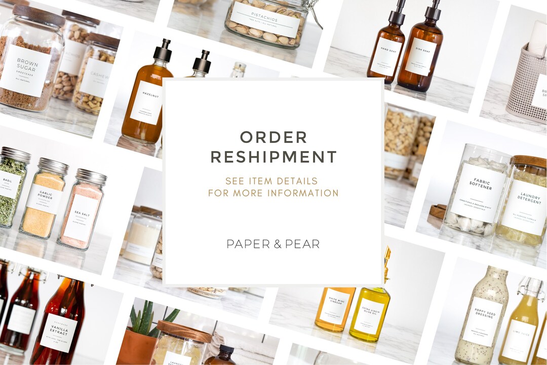 Order Reshipment (see Details Below) - Etsy