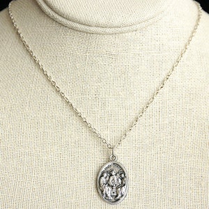 Holy Trinity Medal Necklace. Holy Trinity Necklace. Catholic Necklace ...