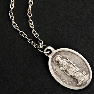 Saint Matthew Medal Necklace. St Matthew Necklace. Catholic Necklace ...