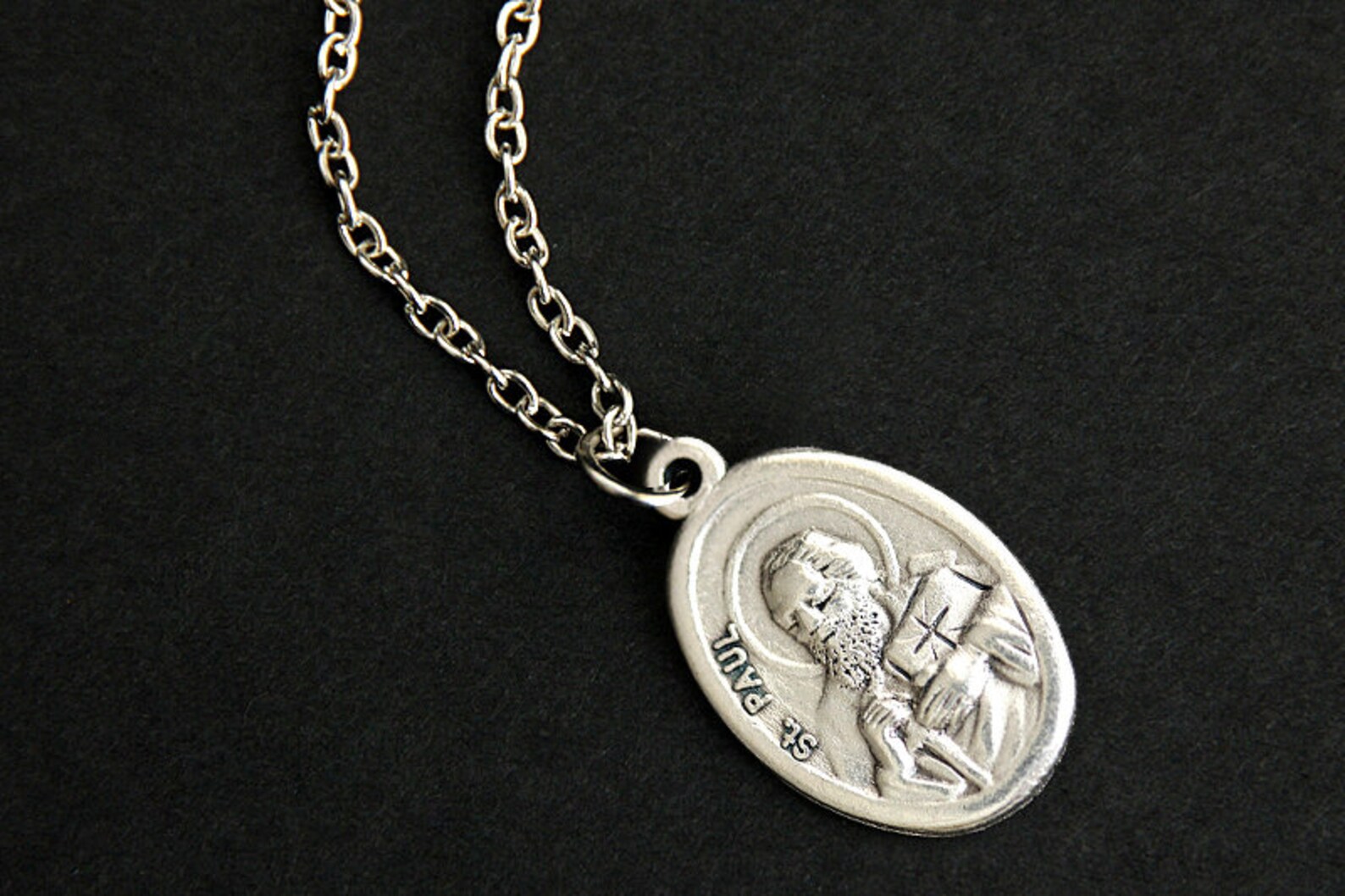 Saint Paul Medal Necklace. St Paul Necklace. Catholic - Etsy