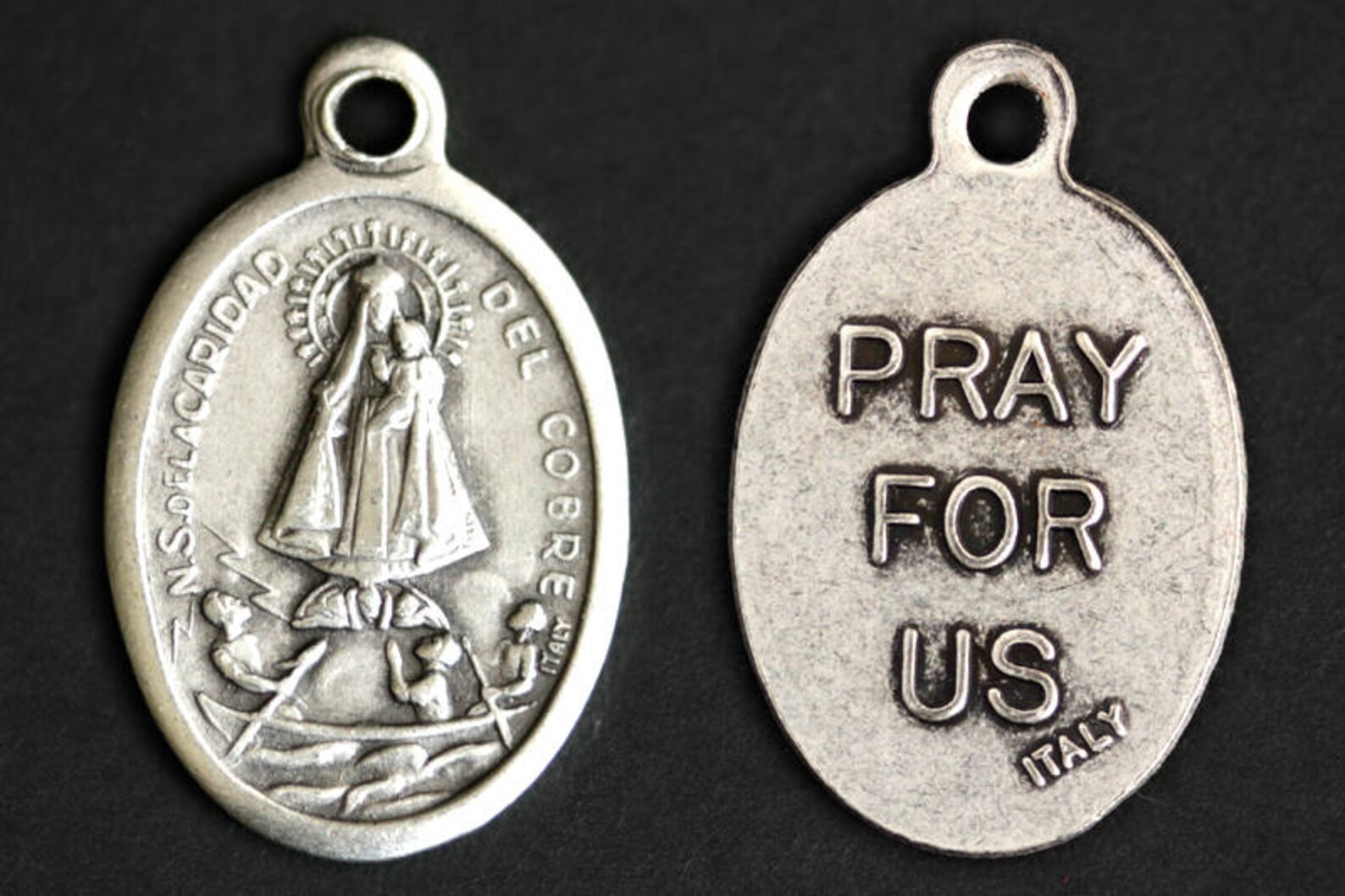 Saint Caridad Del Cobre Medal Necklace. St Caridad Del Cobre Necklace ...