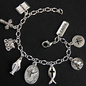 Holy Spirit Charm Bracelet. Holy Spirit Bracelet. Catholic Bracelet ...