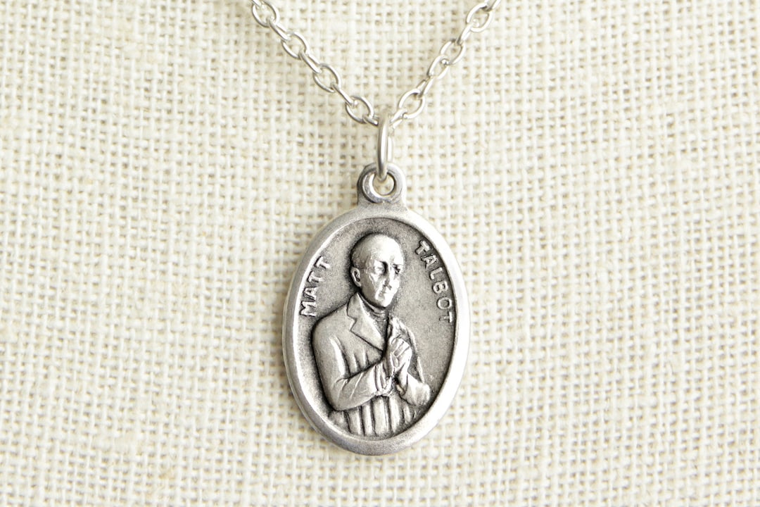 Saint Matt Talbot Medal Necklace. St Matt Talbot Necklace. Catholic ...