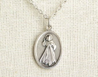 Divine Mercy Necklace - Etsy