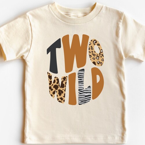 Two Wild Shirt Two Wild Birthday Shirt Two Birthday Etsy