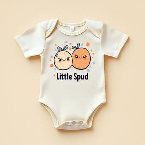 Twins Little Spud Onesie®,set of 2 Chibi Kawaii Personalized Twins ...