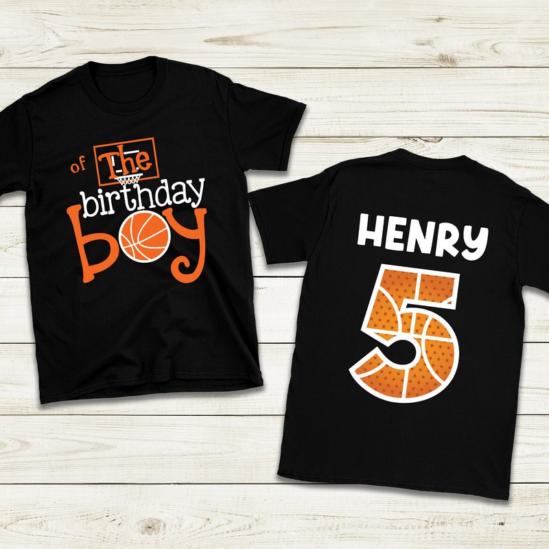 Basketball Birthday Shirt - Etsy