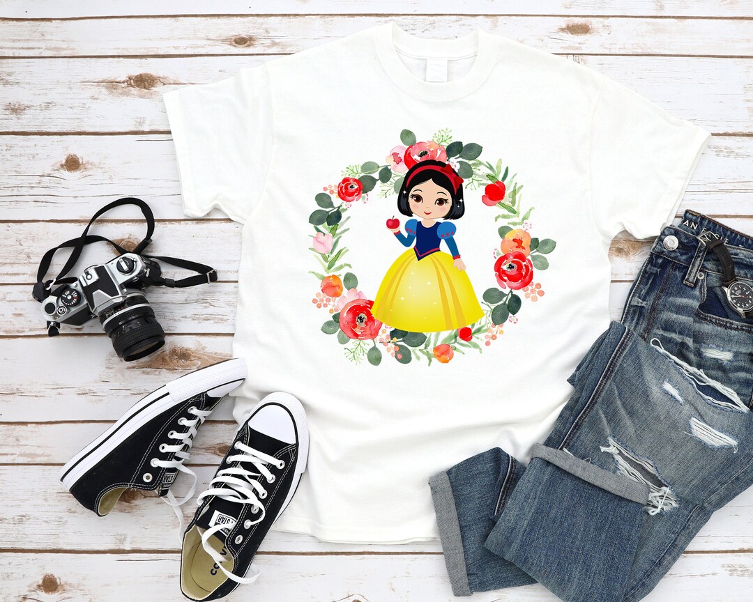 Snow White Tee Shirt Snow White Graphic Print Adult Woman - Etsy