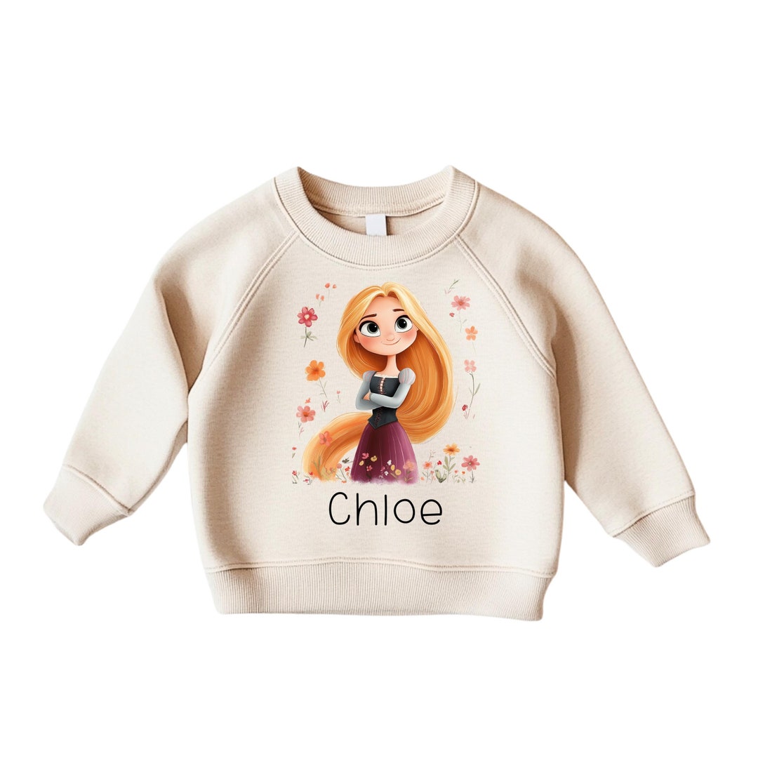 Personalized Princess Rapunzel Sweatshirt - Etsy