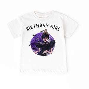 Wednesday Birthday Girl Shirt, Custom Name & Number T-shirt - Etsy