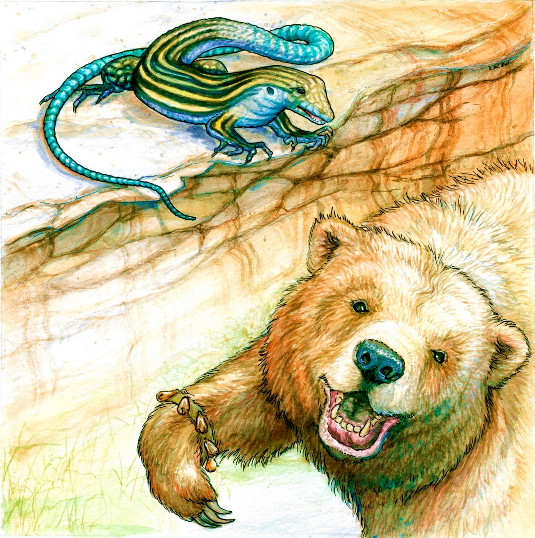 Bear & Lizard's Tale - Etsy