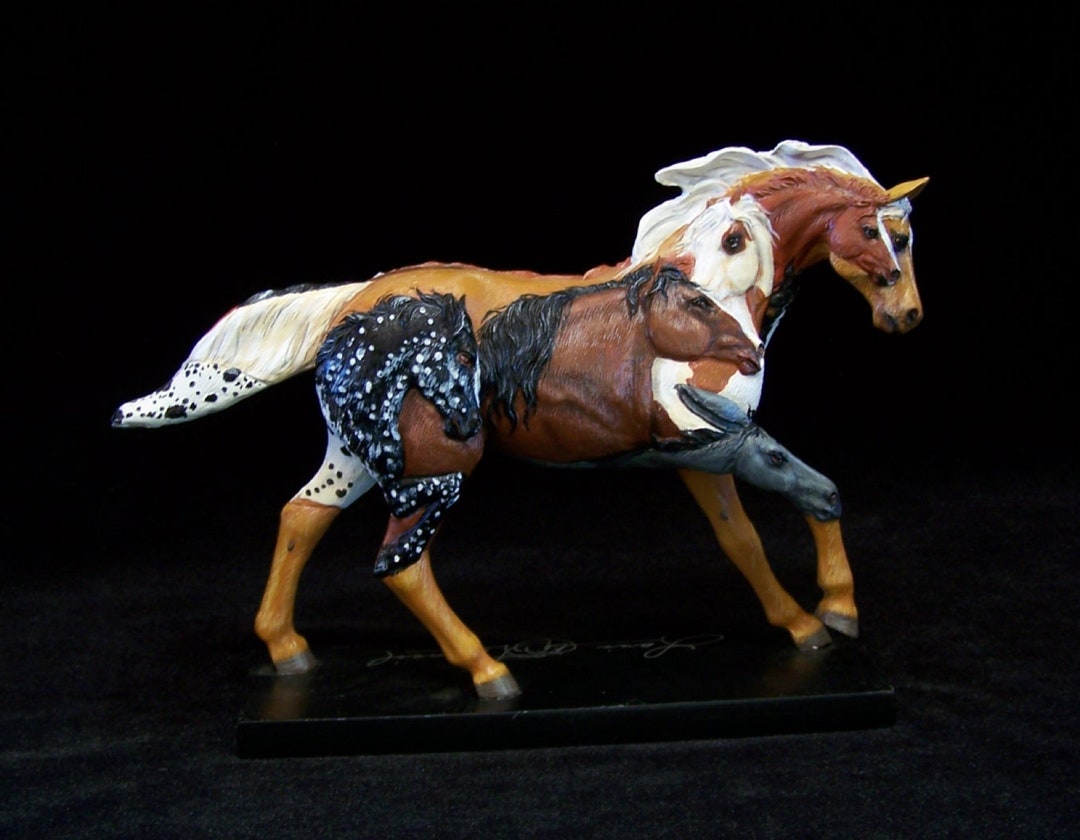 Trail of Painted Ponies Figurine Year of the Horse Hand Painted by the ...